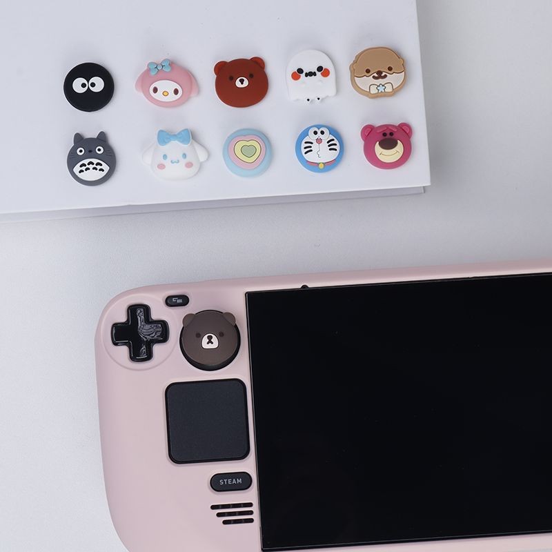 [ขายดี] Steam Deck/OLED Joystick Cap เกม LCD Handheld Feel Cap หมวก ...