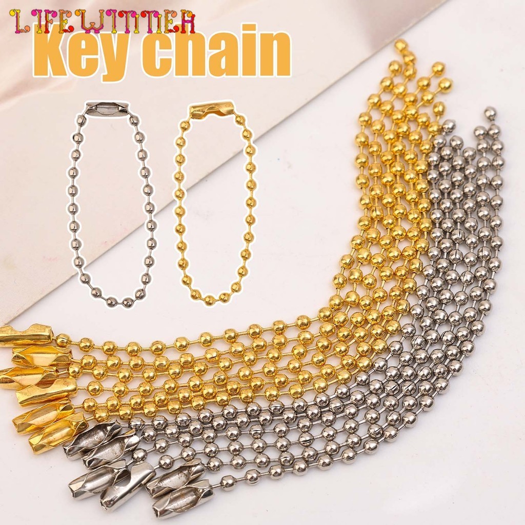 [INFASHION]20/40/60/80/100PCS - พรีเมี่ยมเหล็ก Bozi โซ่ทอง/เงิน ...