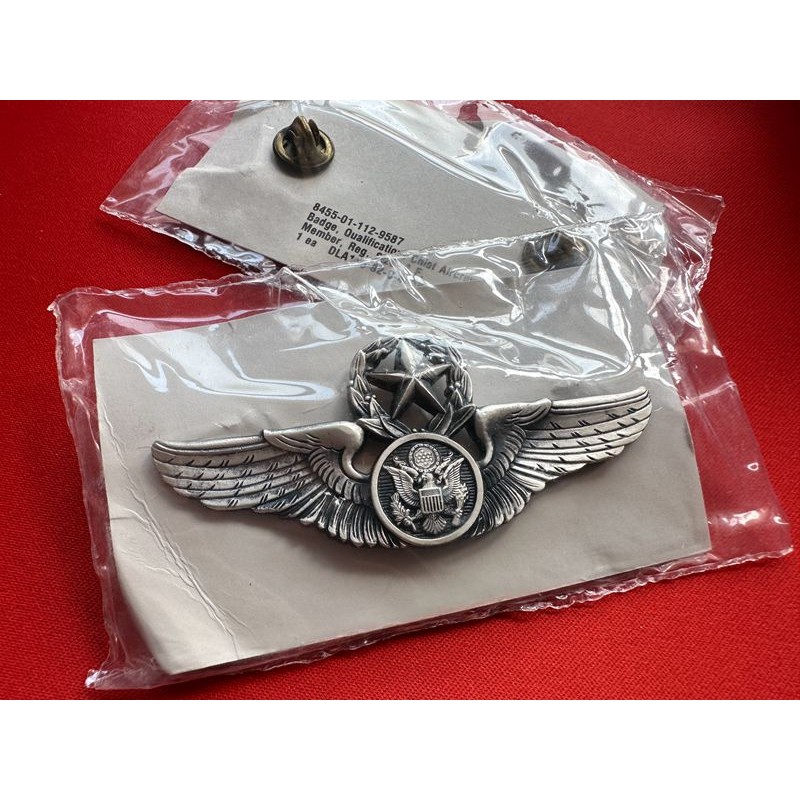 USGI AF Master Chief Aircrew พร้อมตราประทับระดับหน่วยแบคทีเรียเปล่า ...