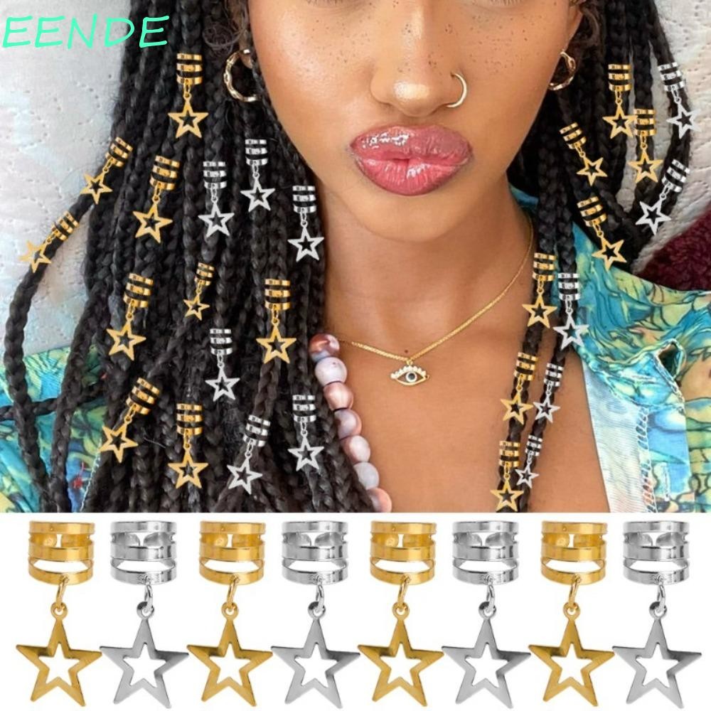 EENDE 10 ชิ้น สร้อยผมทรงดาว สำหรับล็อกผมและบราิด เพศชาย | Shopee Thailand