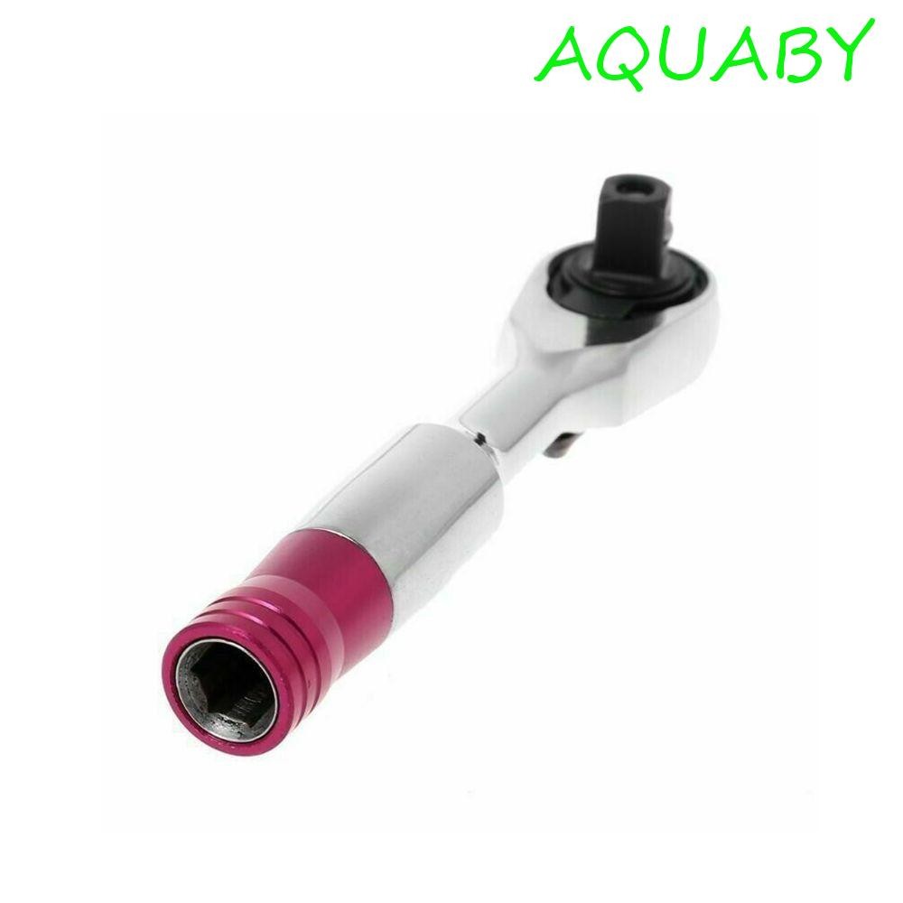 AQUABY 1/4 นิ้วประแจ Rachet 85/100 มม.Quick Release Ratchet ไขควงบิตประแจซ็อกเก็ตชุดเครื่องมือ ...