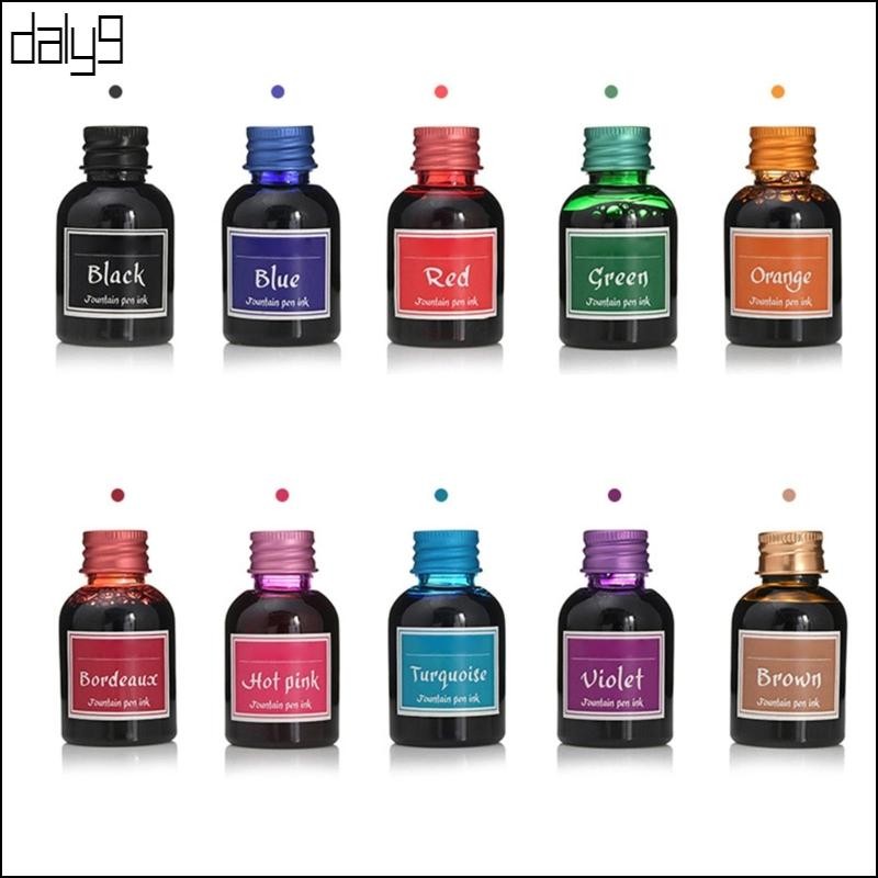Dal Pure สีสันปากกาหมึก 30ml เติมหมึกเครื่องเขียนโรงเรียนอุปกรณ์ ...