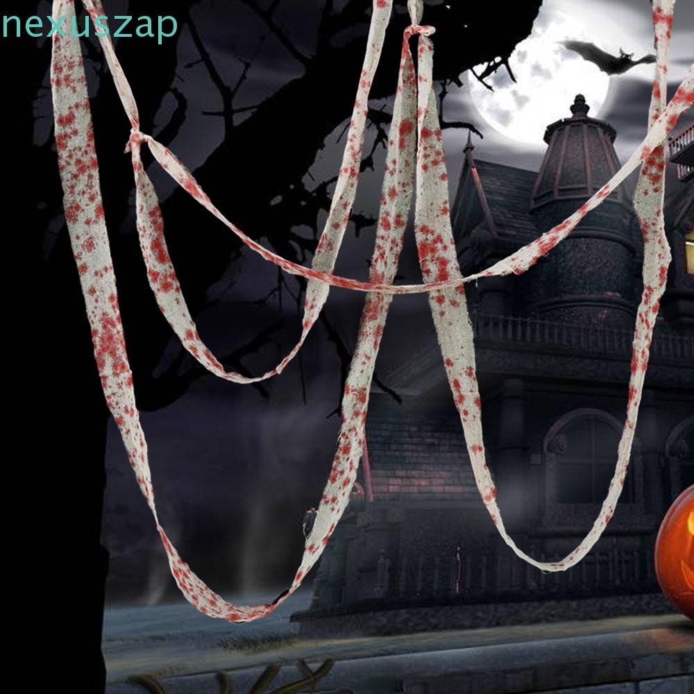 NEXUSZAP Blood Bandage Horror 10M Halloween Decor DIY อุปกรณ์ประกอบฉาก ...