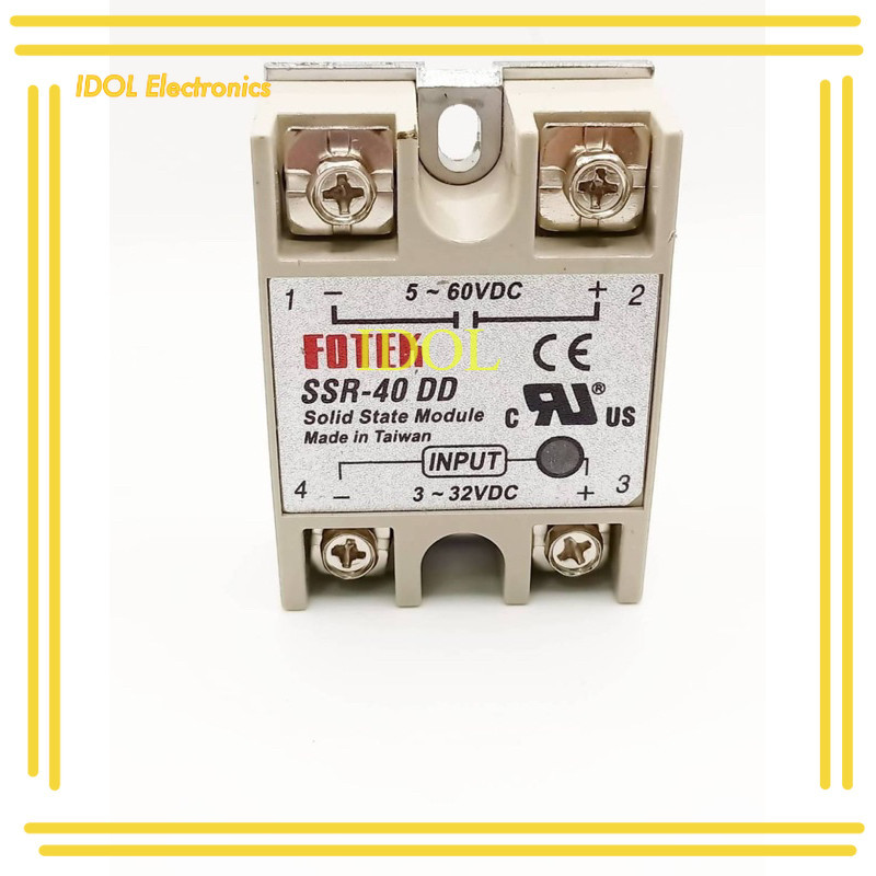 NEW แท้ ร้านในไทย 40DA Solid state relay SSR-40 AA โซลิตสเตตรีเลย์ AC ...