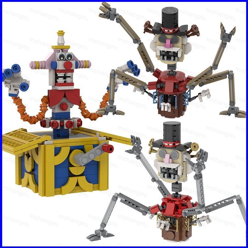 PS1 FNAF Five Nights At Freddy Building Blocks BOSS ของเล่นเด็กการศึกษา ...