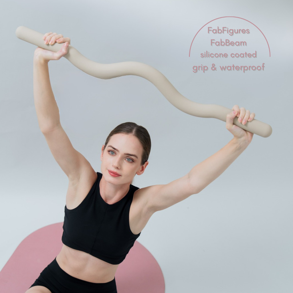 FAB Beam - FabFigures Balance Beam บาร์เบล พิลาทิส หุ้มด้วยซิลิโคน ...