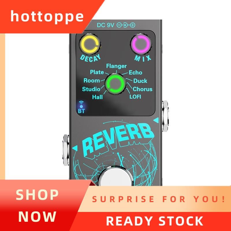 hottoppeGuitar Digital Reverb Effector Reverb Effect Pedal อุปกรณ์ในตัว ...