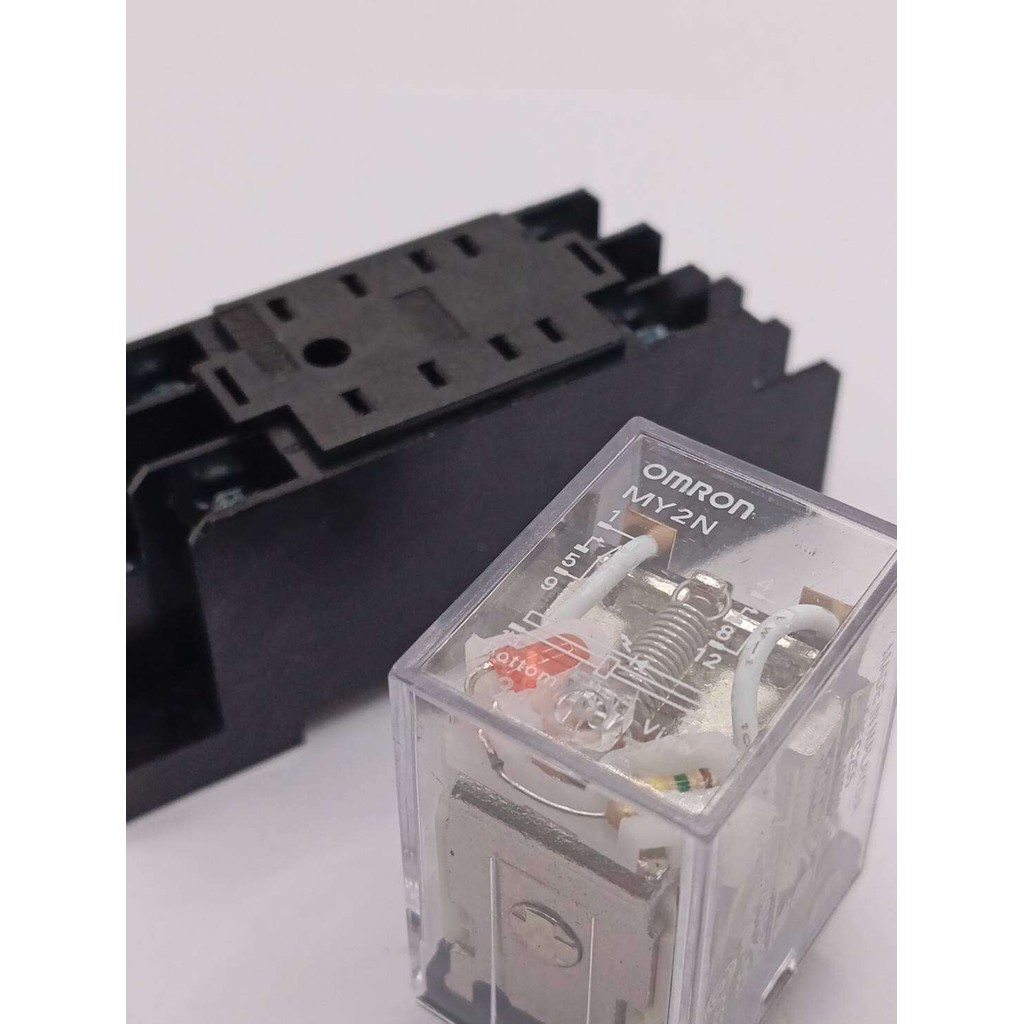 รีเลย์ Omron MY2N 2 คอนแทค 5A 12-220v Ac, Dc มีไห้เลือกเป็นชุด พร้อมส่ง ...