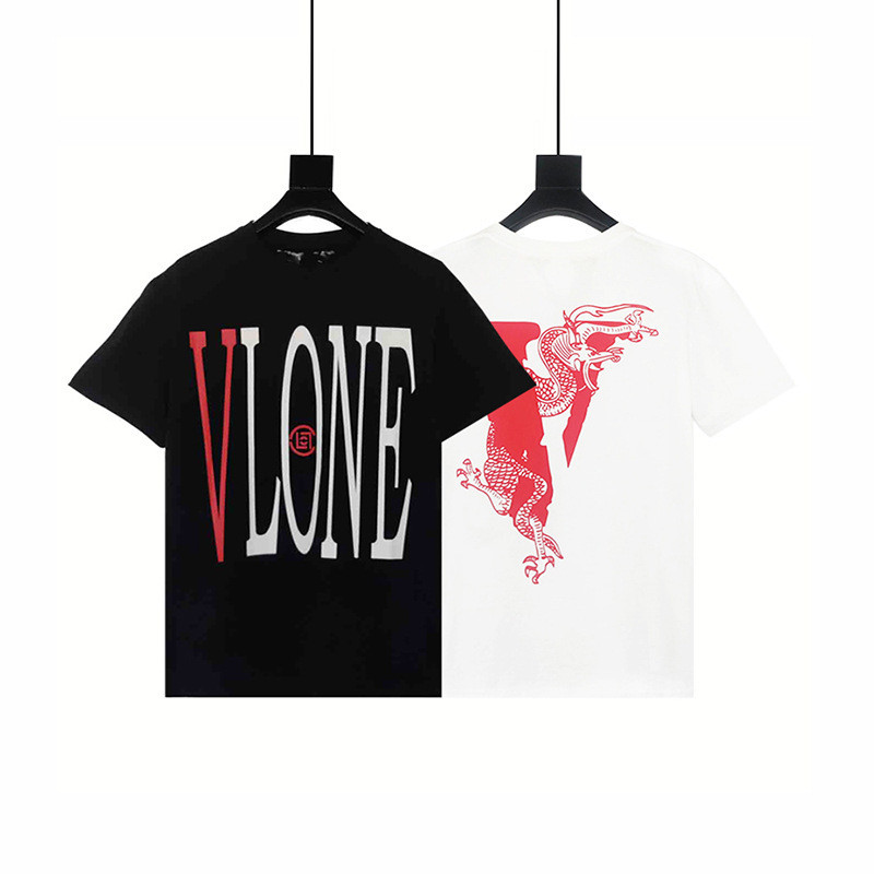 Street Wear Correct Version VLONE Chinese Dragon Limited โลโก้ใหญ่พิมพ์ ...