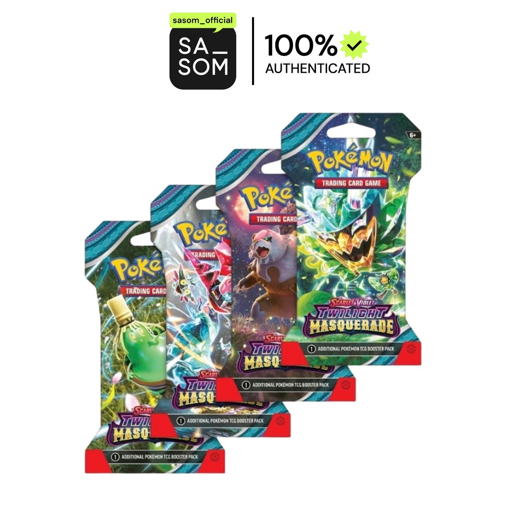 Pokemon Scarlet & Violet Twilight Masquerade Sleeved Booster Pack ...