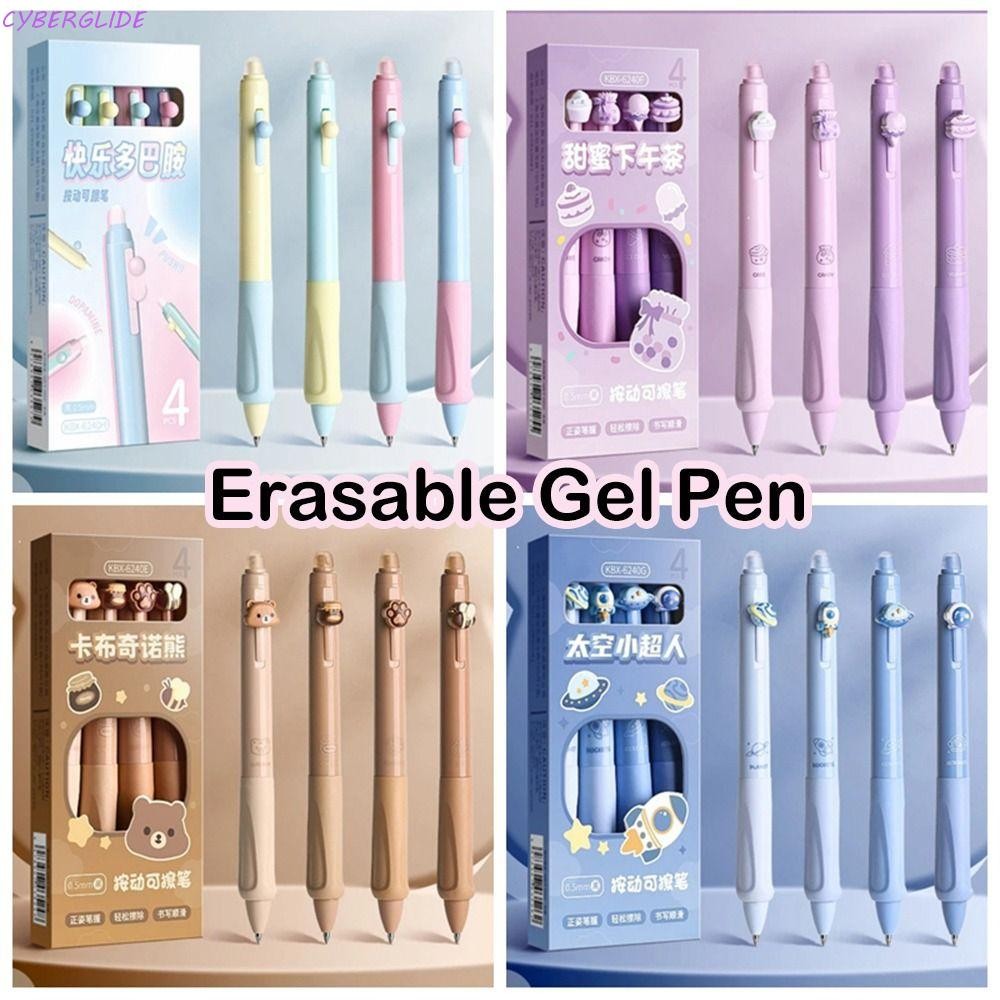 CYBERGLIDE 1PC Thermal Eraser Pen, Aesthetic Black Blue Ink Erasable ...