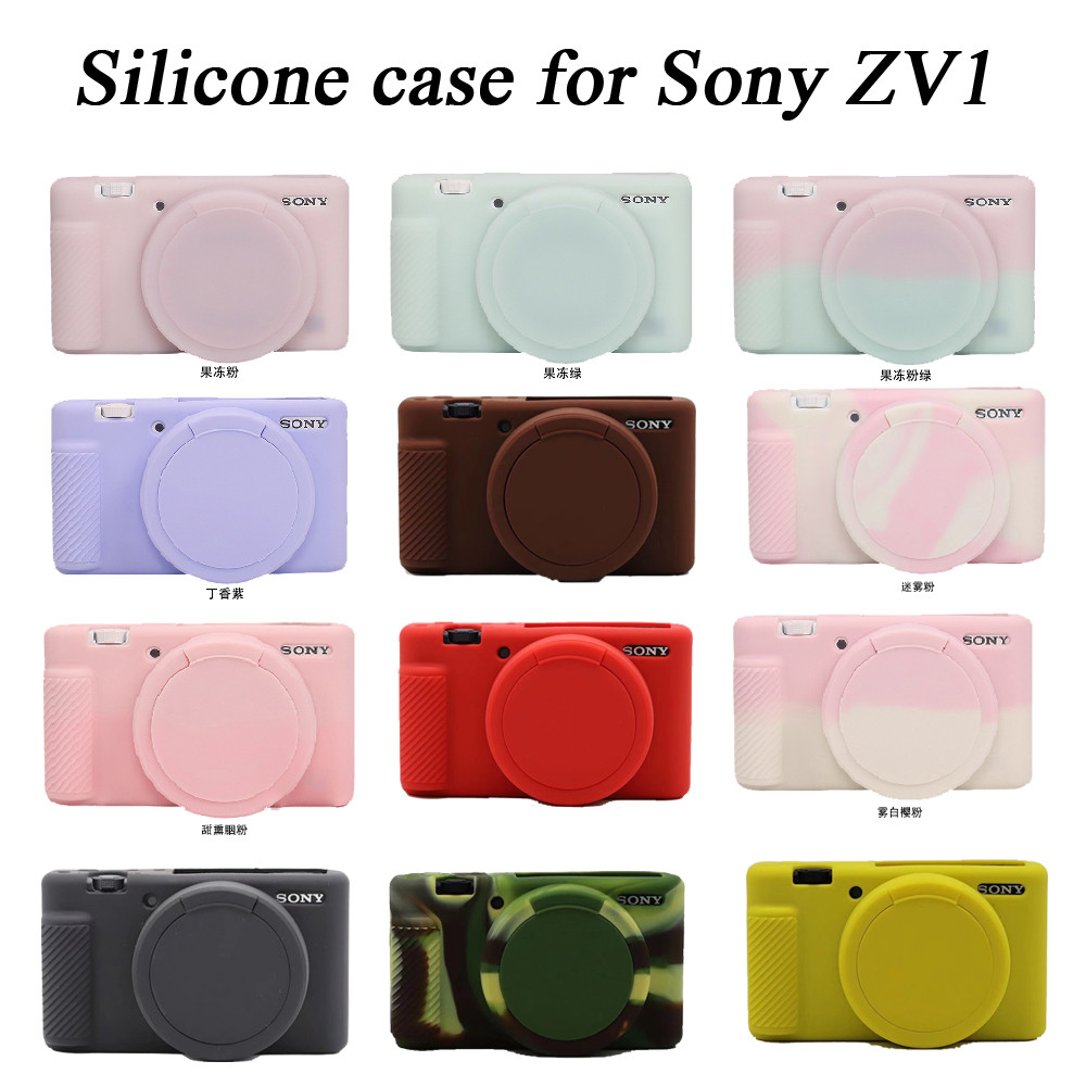 Sony ZV1 เคสซิลิโคนกล้องยางตัวป้องกันสําหรับ Sony ZV1 | Shopee Thailand
