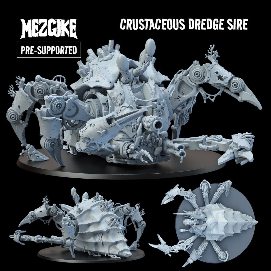 Warhammer Deep Sea Nady Mechanical Crab War Chess Board เกมจิตรกรรม DIY ...