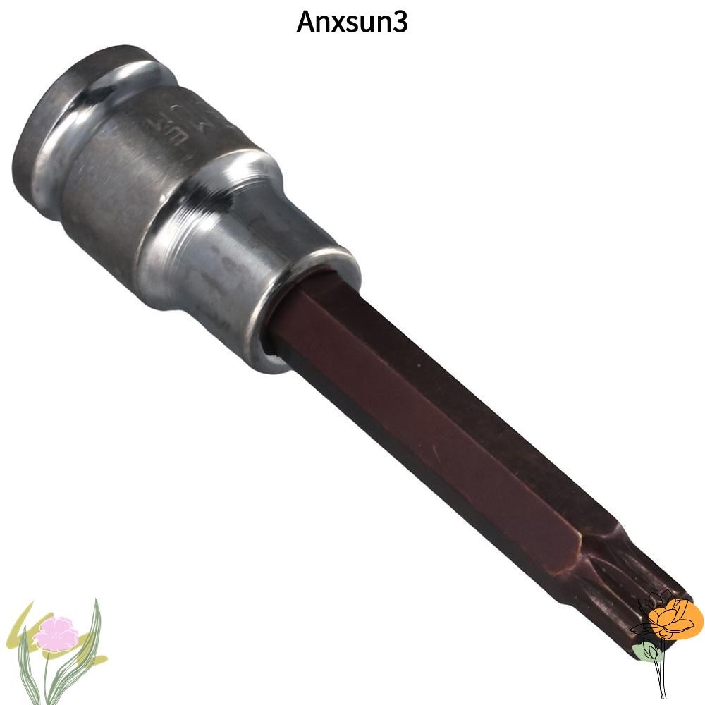 ANXSUN3 Triple Square Bit, 4" ความยาว M10 Spline Bit Socket, Slide Bar ...