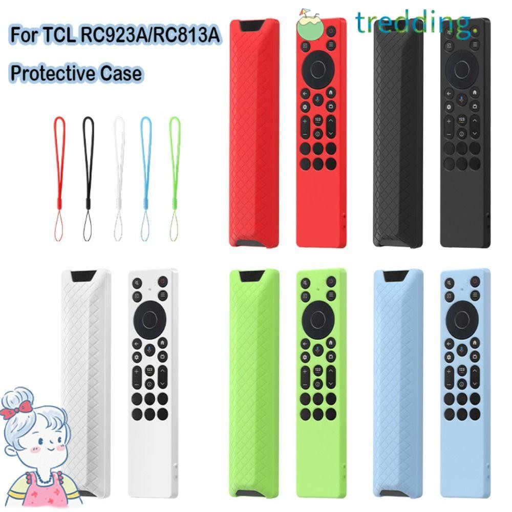 ป้องกันรีโมทคอนโทรลซิลิโคน กันกระแทก มีเชือกล็อก สําหรับ TCL RC923A ...