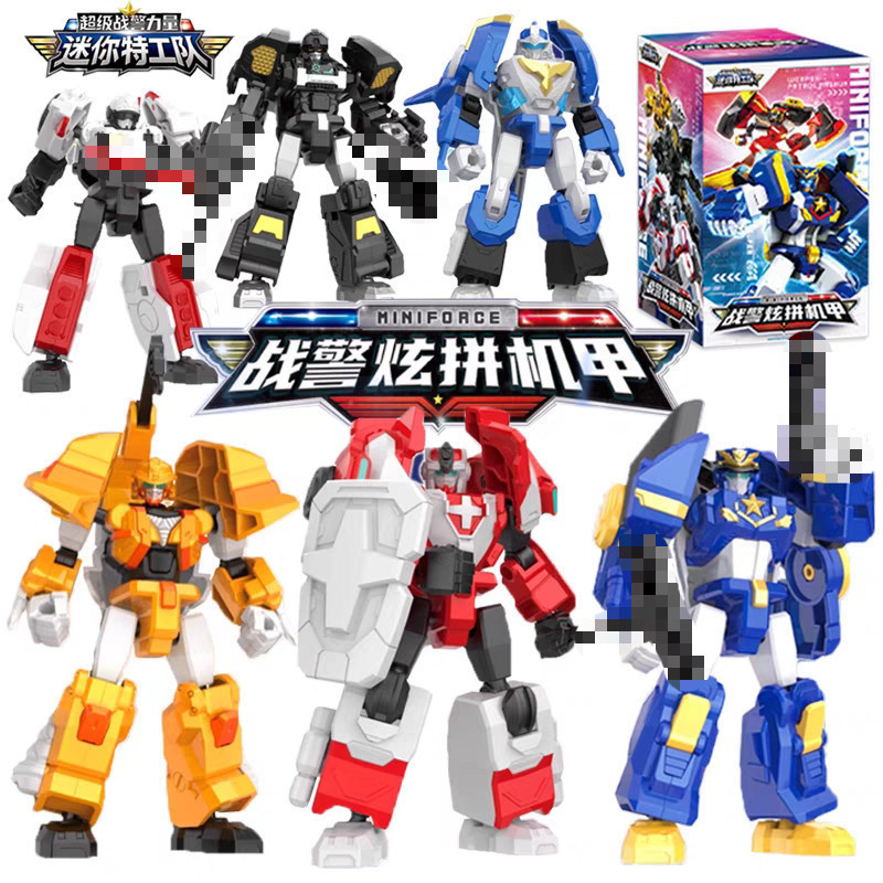 Mini Agent Team Mecha Mystery Box Superman ประกอบของเล่น | Shopee Thailand