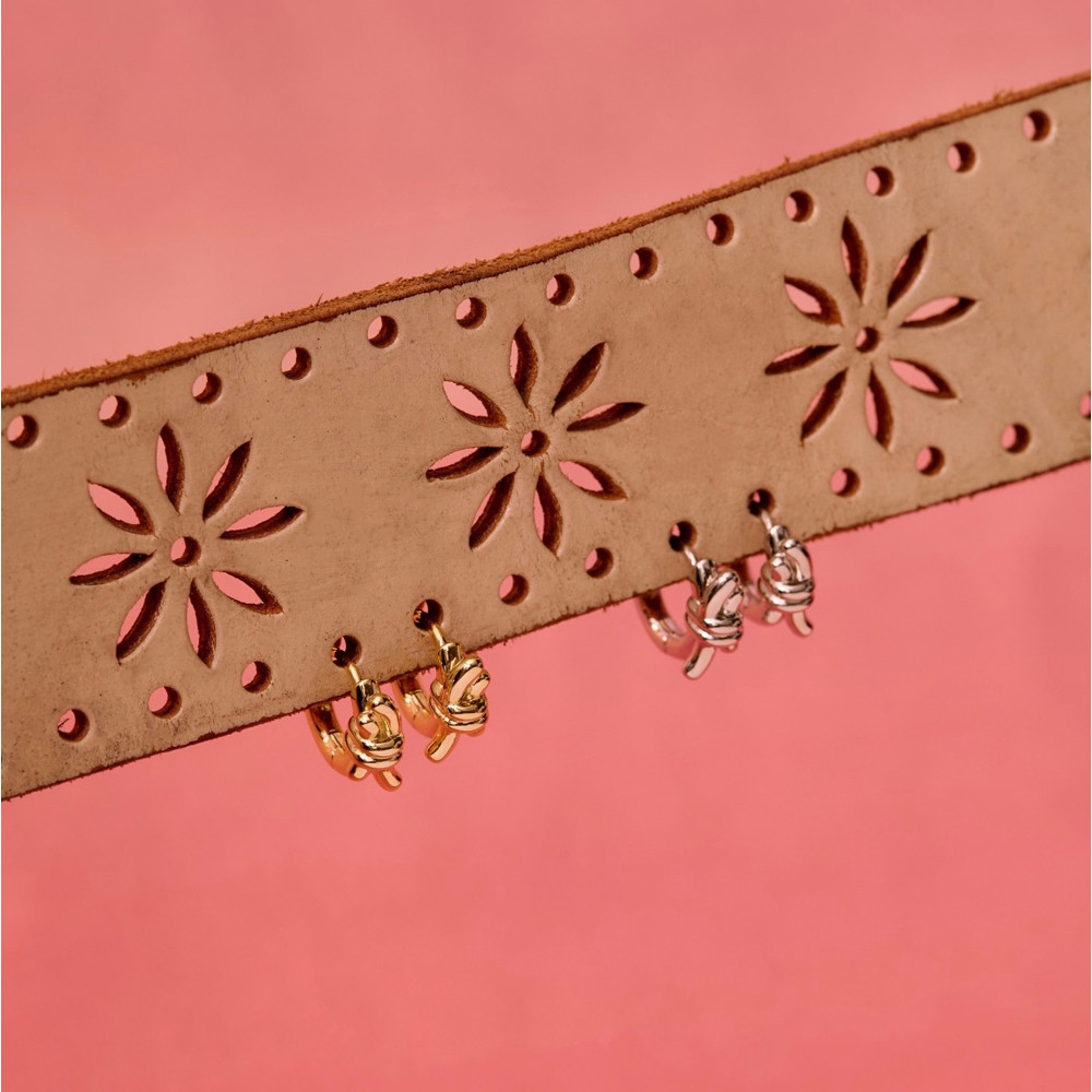 YVIS Howdy Hoop Brass Earring - Howdy Collection | Shopee Thailand