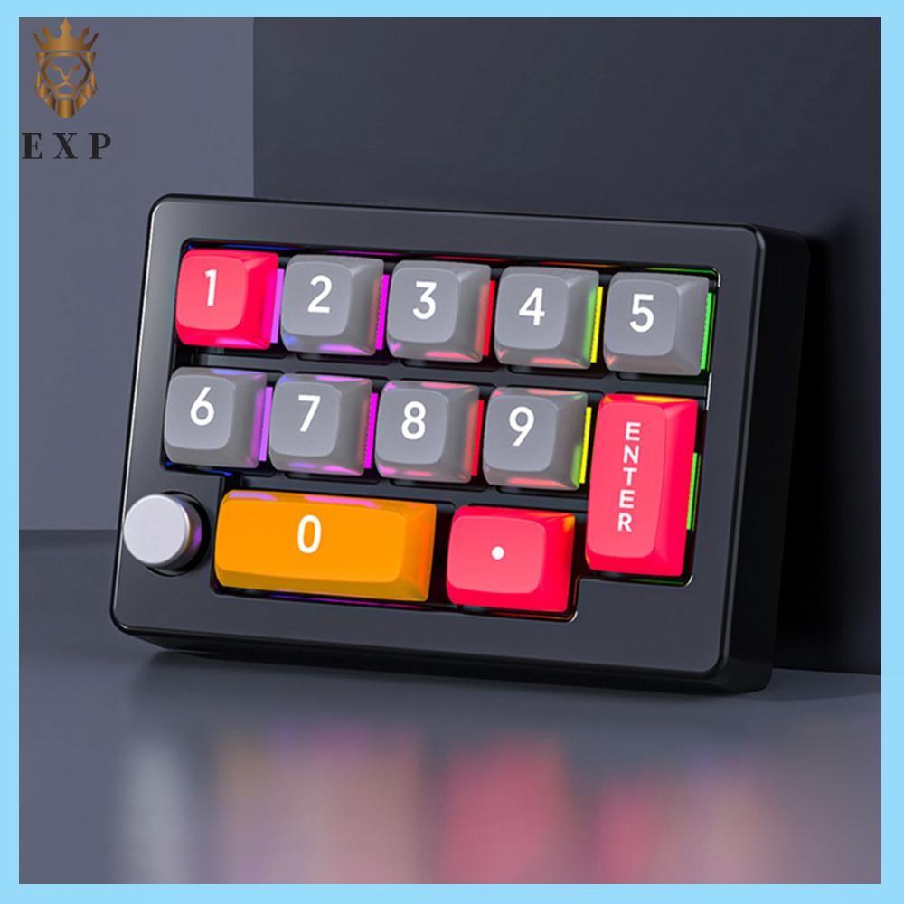 [explosion1.th] 13 Key Wired Macro Programmable Mini Gaming Keyboard Fully Hot Swappable ...