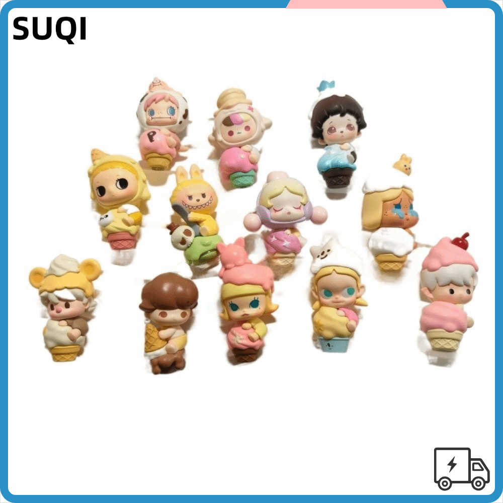 SUQI POP MART Box, POP BEAN Ice Cream Series เครื่องประดับขนาดเล็ก ...