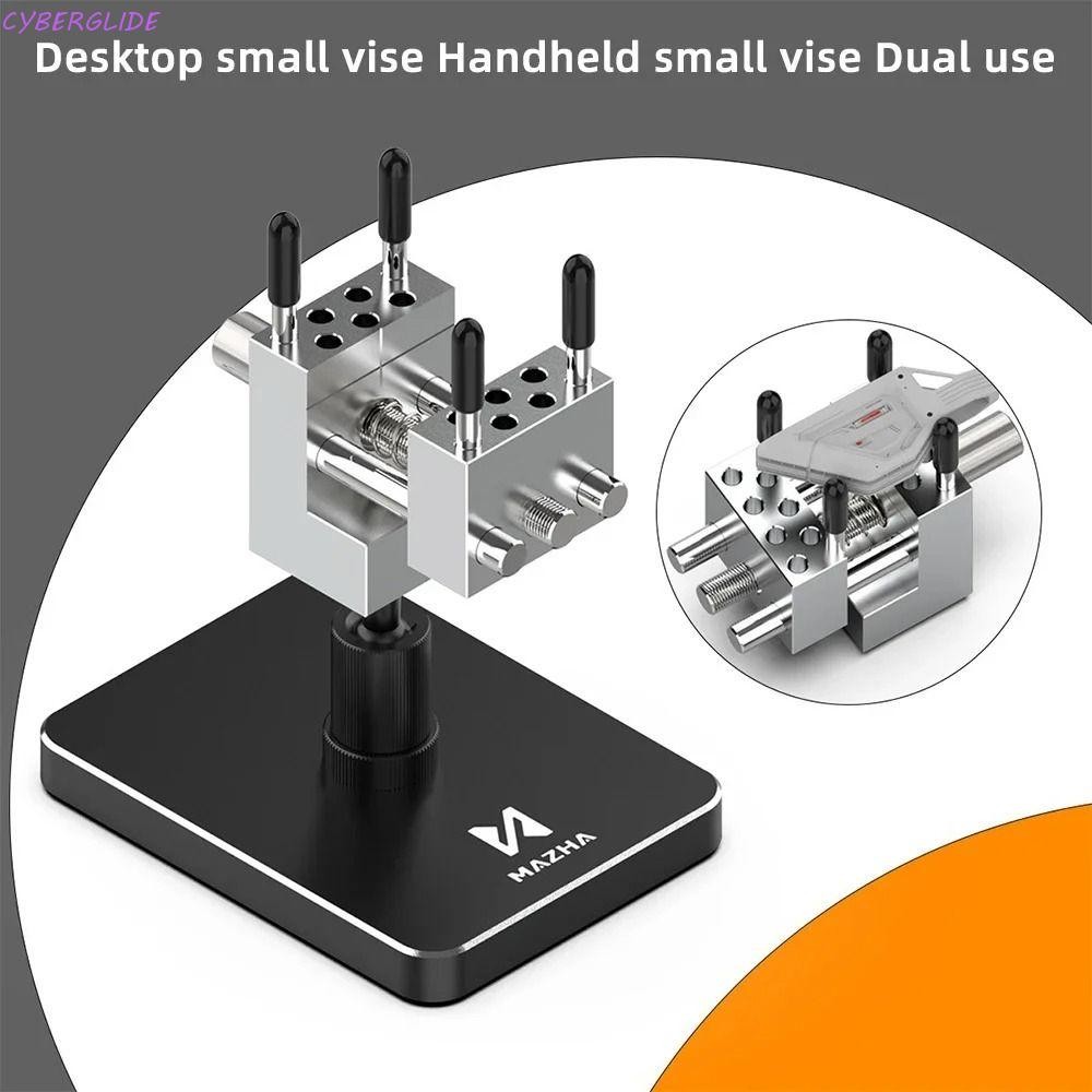 CYBERGLIDE 2in1 Bench Vise, Precision Clamp Model Building Mini Table ...