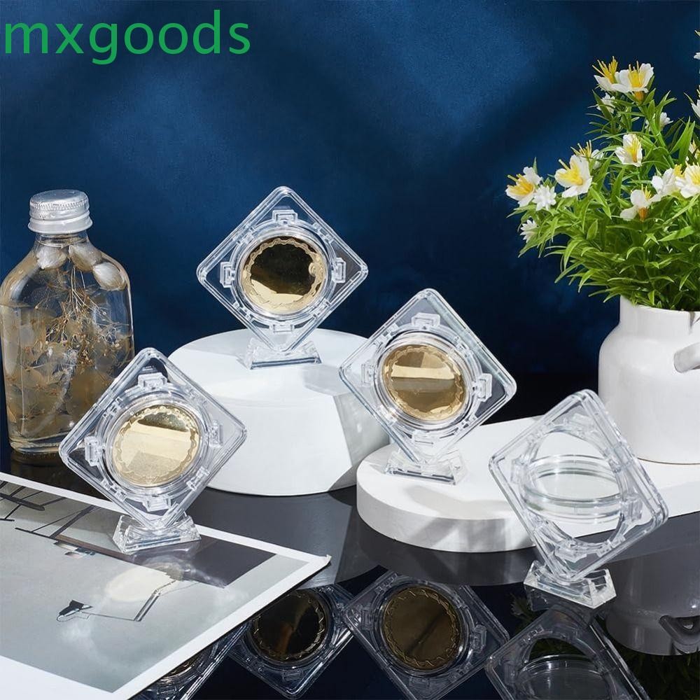 MXGOODS เคสแสดงเหรียญอะคริลิคใสแข็งแรง หมุนได้ง่าย สำหรับการจัดเก็บและปกป้องเหรียญ | Shopee Thailand