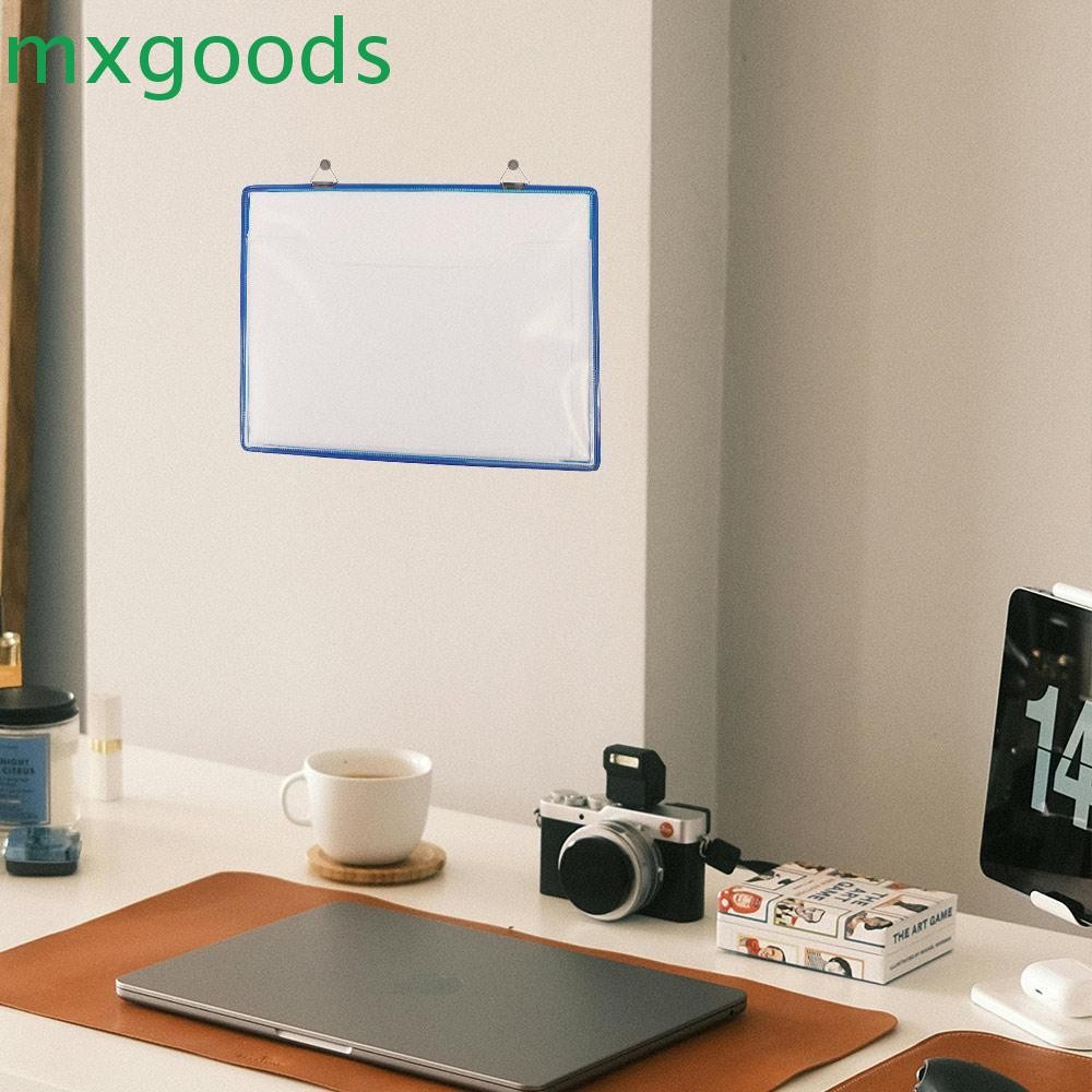 MXGOODS ที่จัดระเบียบใบเสร็จ ก4, โฟลเดอร์ไฟล์ต้านทานน้ําแขวนผนัง, ถุงเก็บเอกสารกันน้ําพลาสติกใส ...