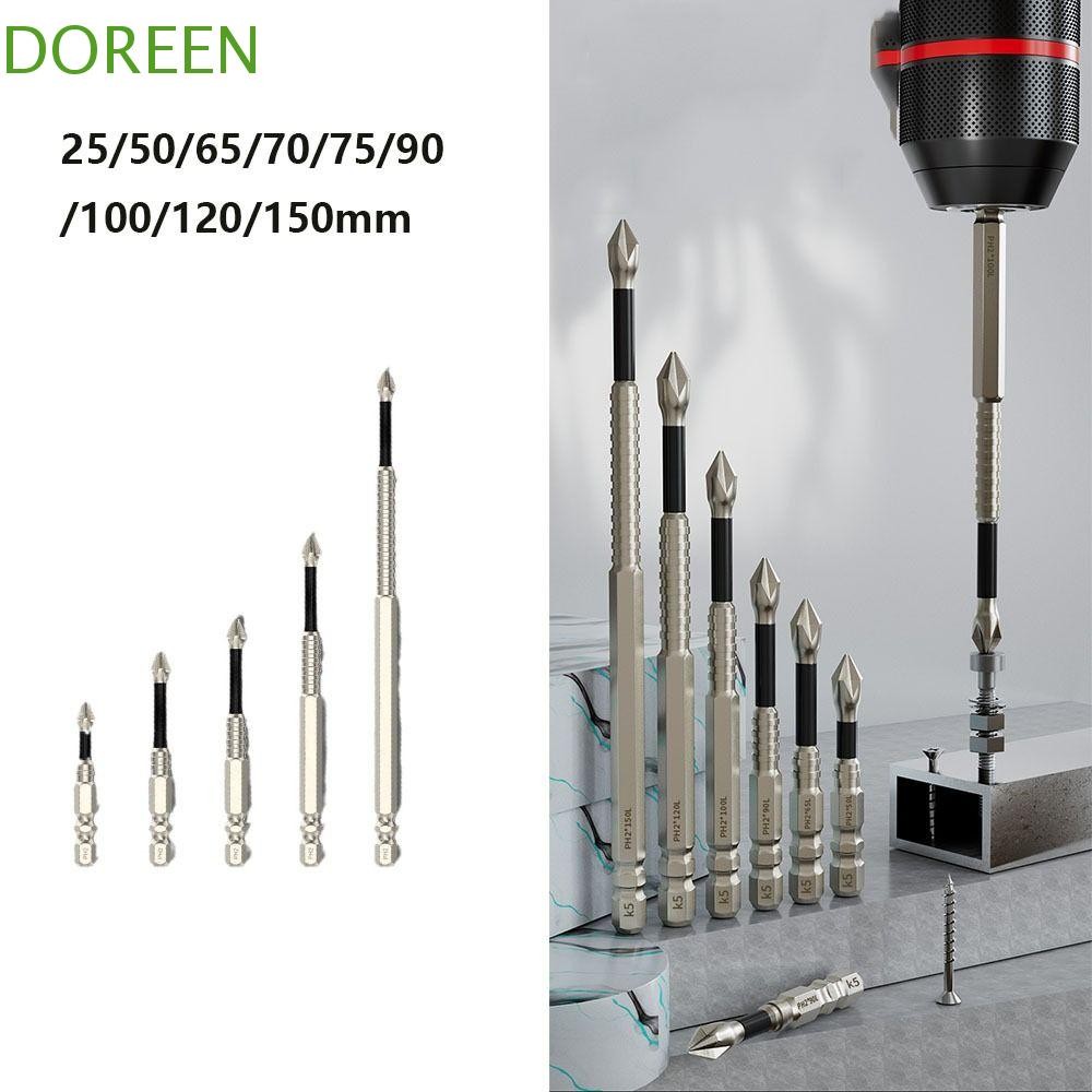 DOREEN Cross Bit, Impact Resistance K5 Thread Magnetic Batch Head ...