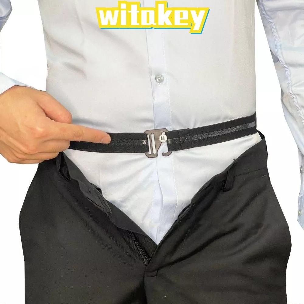 เข็มขัดธุรกิจ WITAKEY ยางยืดกันลื่น ลดเลือนริ้วรอย | Shopee Thailand