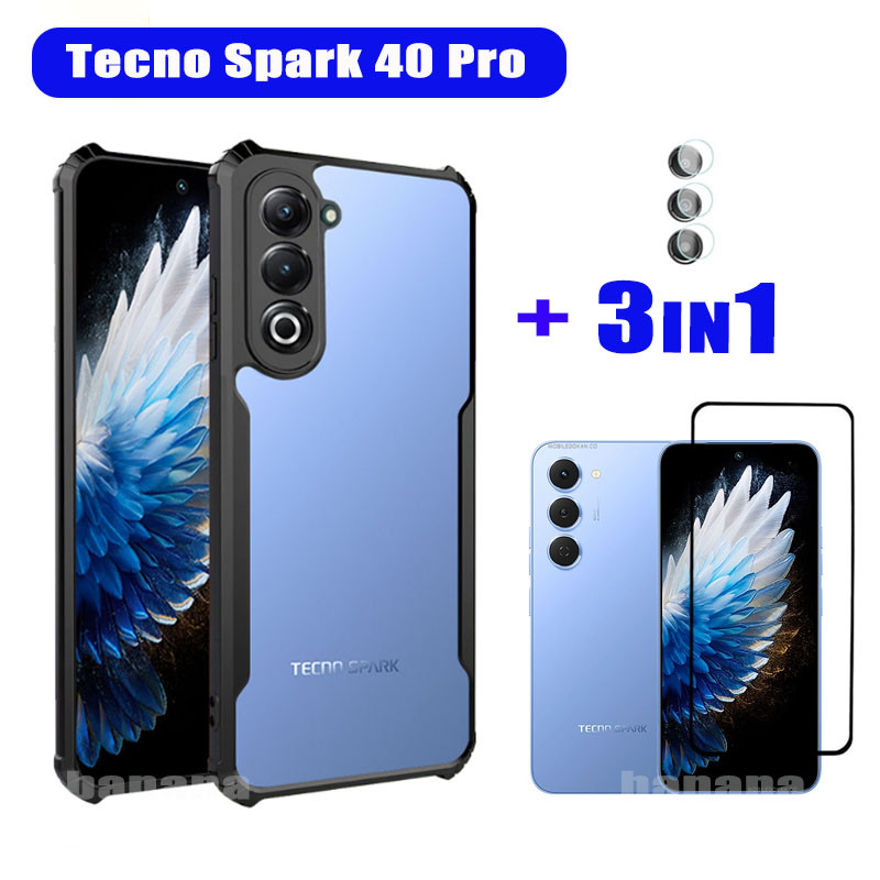 Tecno Spark 40 Pro เคสโทรศัพท์อะคริลิค Tecno Spark 40C Spark 40 กระจก ...