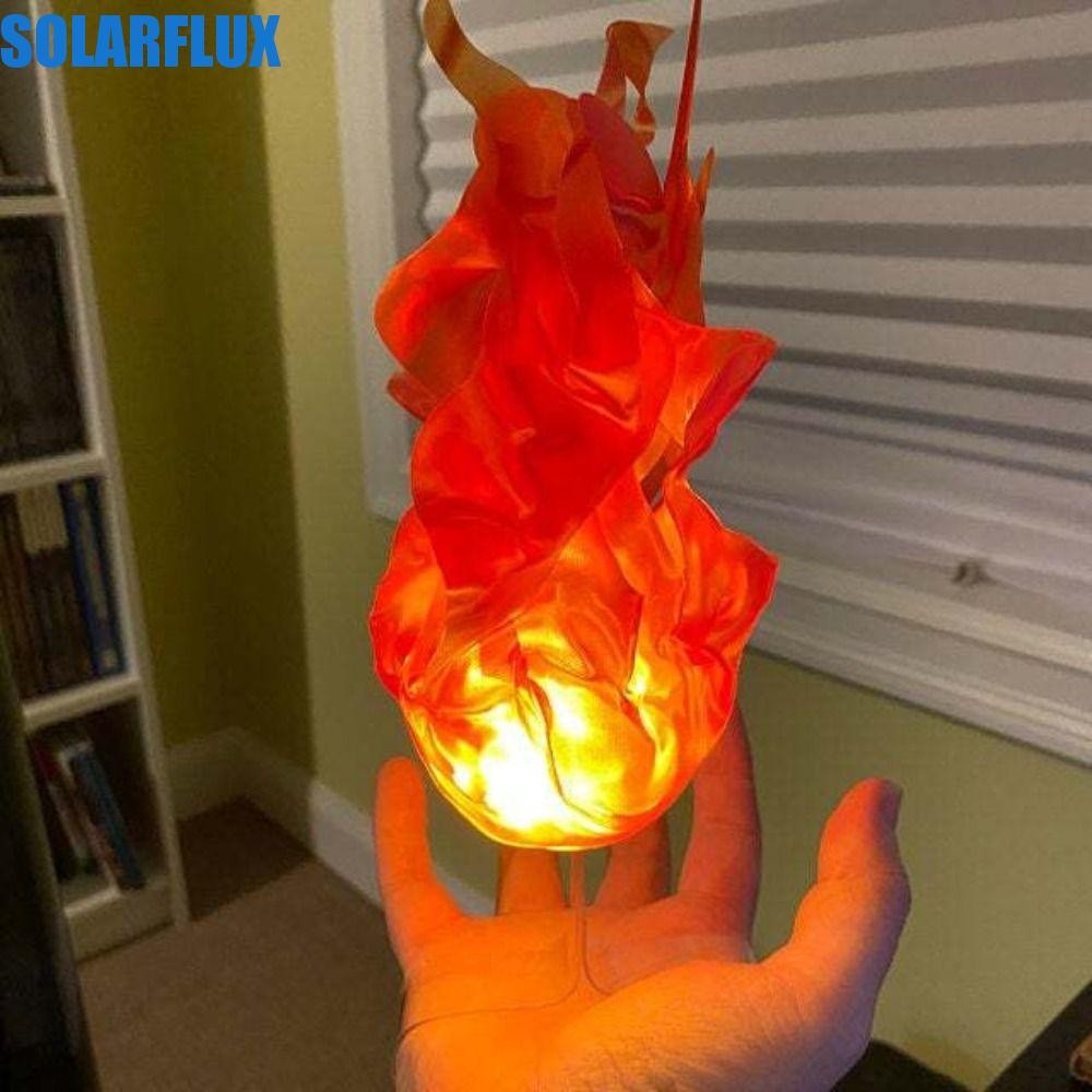 SOLARFLUX โคมไฟ Fireball ลอย,แบบพกพา LED เครื่องประดับฮาโลวีน,อุปกรณ์ ...