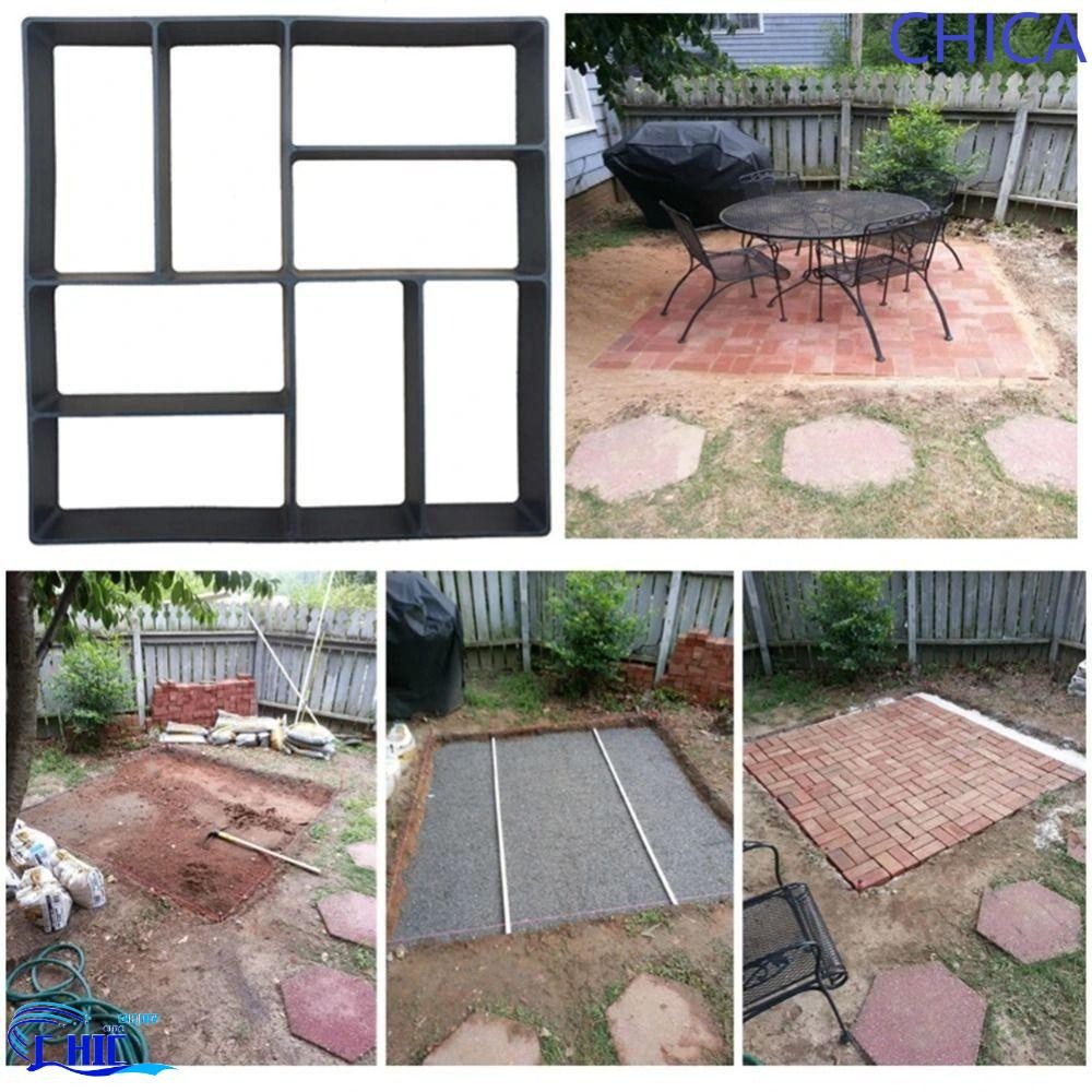 CHICA Path Maker Paver แม่พิมพ์, Diy อิฐหินพลาสติกคอนกรีตแม่พิมพ์ ...