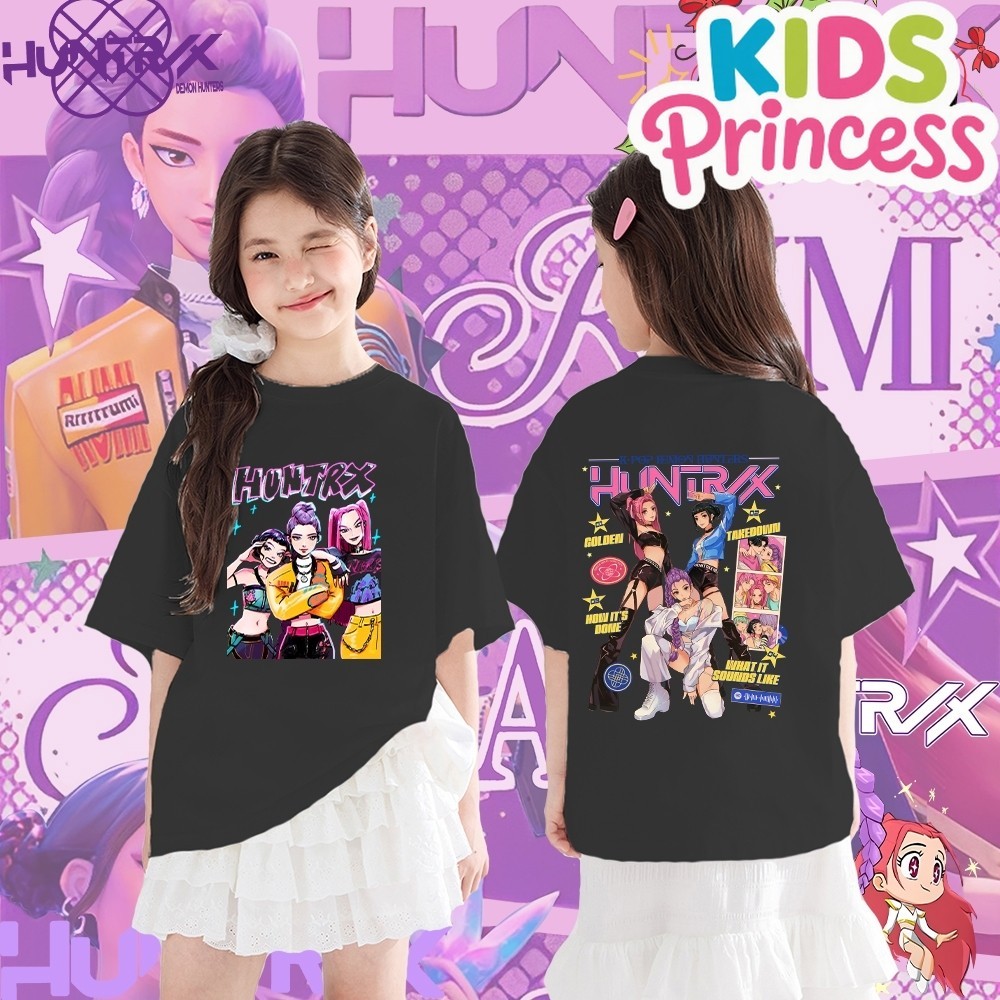 COD(จัดส่งตลอด 24 ชั่วโมง)Kpop Demon Hunters มาใหม่เด็กแขนสั้นเสื้อยืด ...