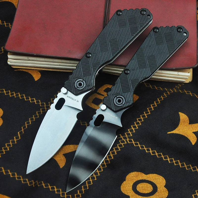 Strider Titanium + G10 ด้าม SMF/SNG Tiger Stripe Plain MAGNACUT ใบมีด ...
