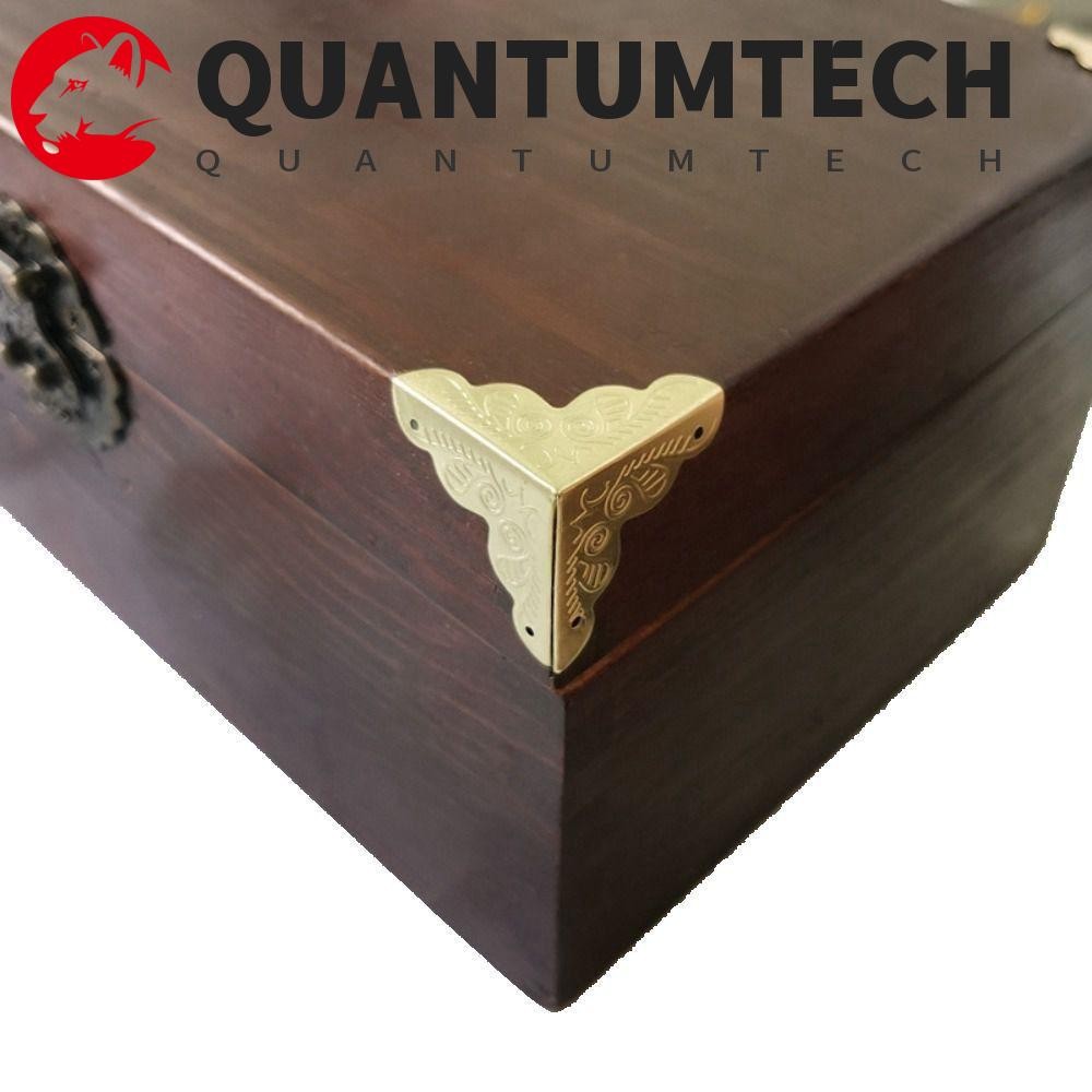 QUANTUMTECH มุมเท้าตกแต่งแกะสลักโลหะคลาสสิก 10 ชิ้นทองเหลืองโบราณมุม Protector | Shopee Thailand