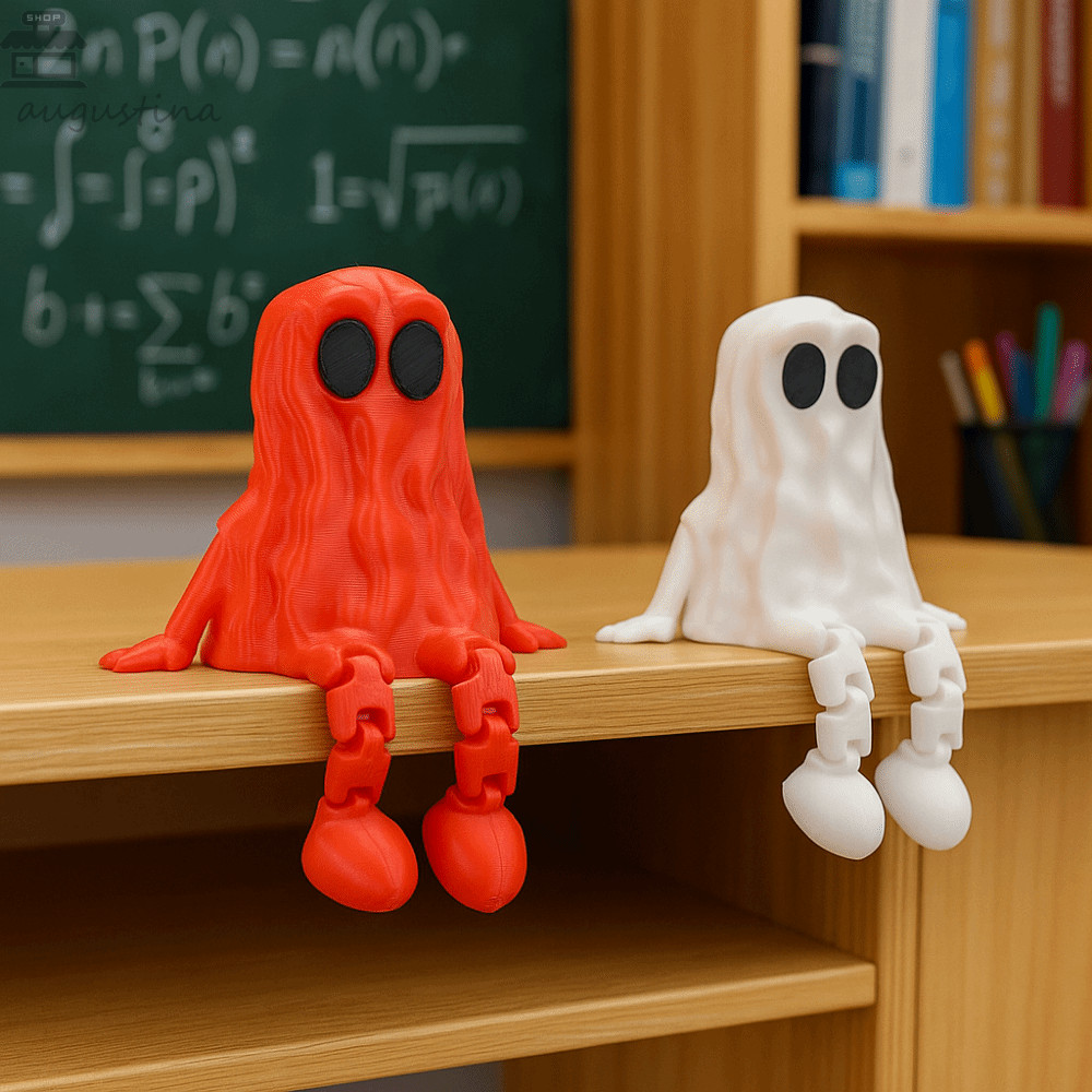 AUGUSTINA 3D พิมพ์ Ghost เครื่องประดับ, PLA Mini Ghost Joint Figurines ...