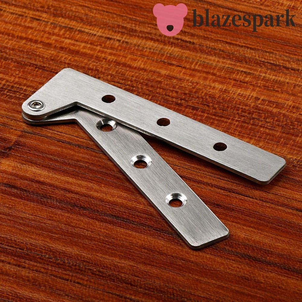 BLAZESPARK 2 ชิ้นซ่อนบานพับ,ไก่จะงอยปากสแตนเลสที่มองไม่เห็นประตูหมุนบานพับ,360 องศาหมุน Inset ...