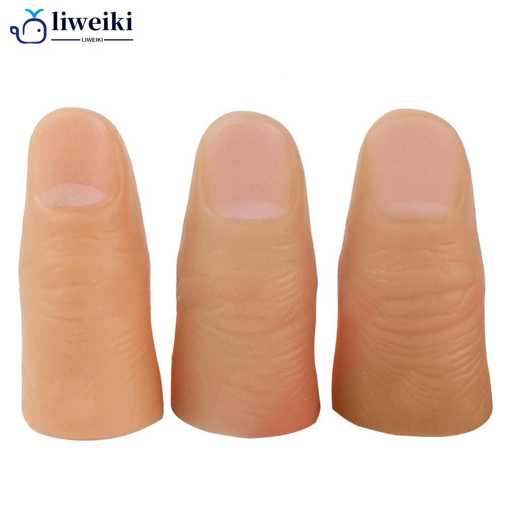 LIWEKI 3 ชิ้น Magic Tip Fingers เคล็ดลับยาง Close Up Vanish Appearing ...