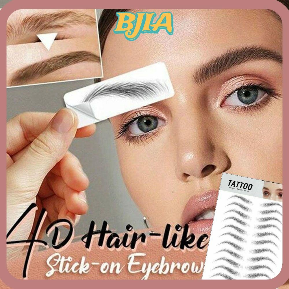 BJA 4D Hair-like Eyebrow แต่งหน้าเครื่องสําอางสติกเกอร์คิ้ว Tattoo สติก ...