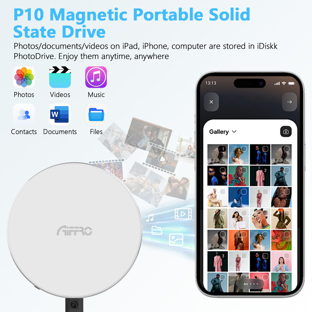 Aiffro P10 การดูดซับที่แข็งแกร่งการจัดเก็บข้อมูลความเร็วสูง SSD สำหรับ ...