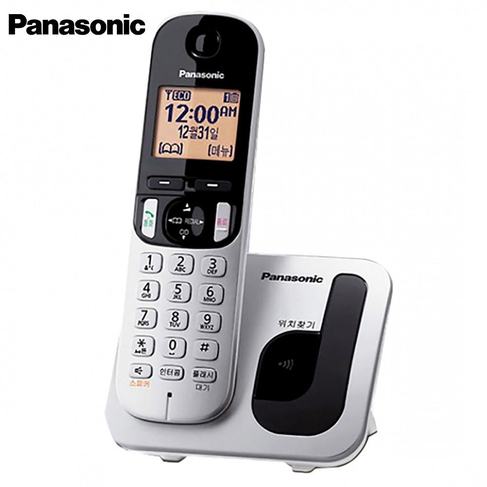 Panasonic Korea KX-TGC210 Digital Cordless Phone Call Block Speaker LCD | Shopee Thailand