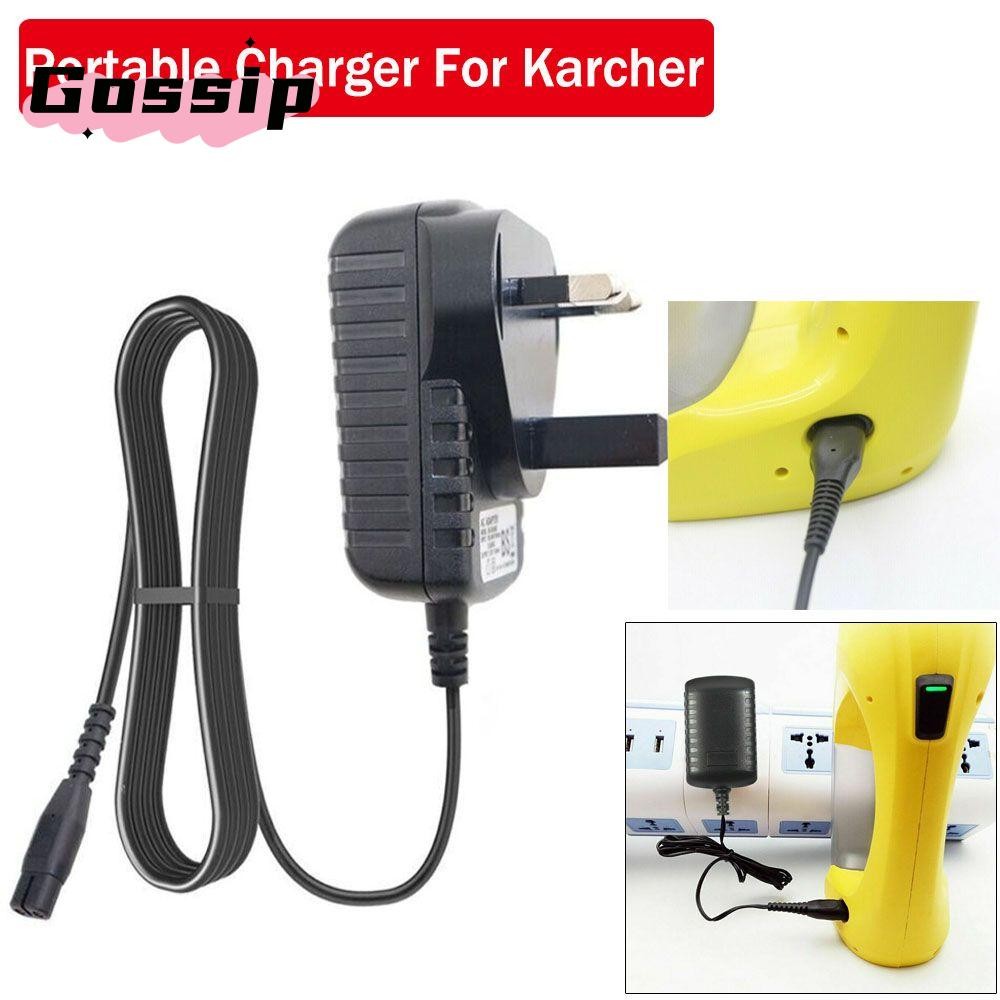 GOSSIP อะแดปเตอร์เครื่องดูดฝุ่นสําหรับ Karcher Charger สายไฟ UK Dual ...