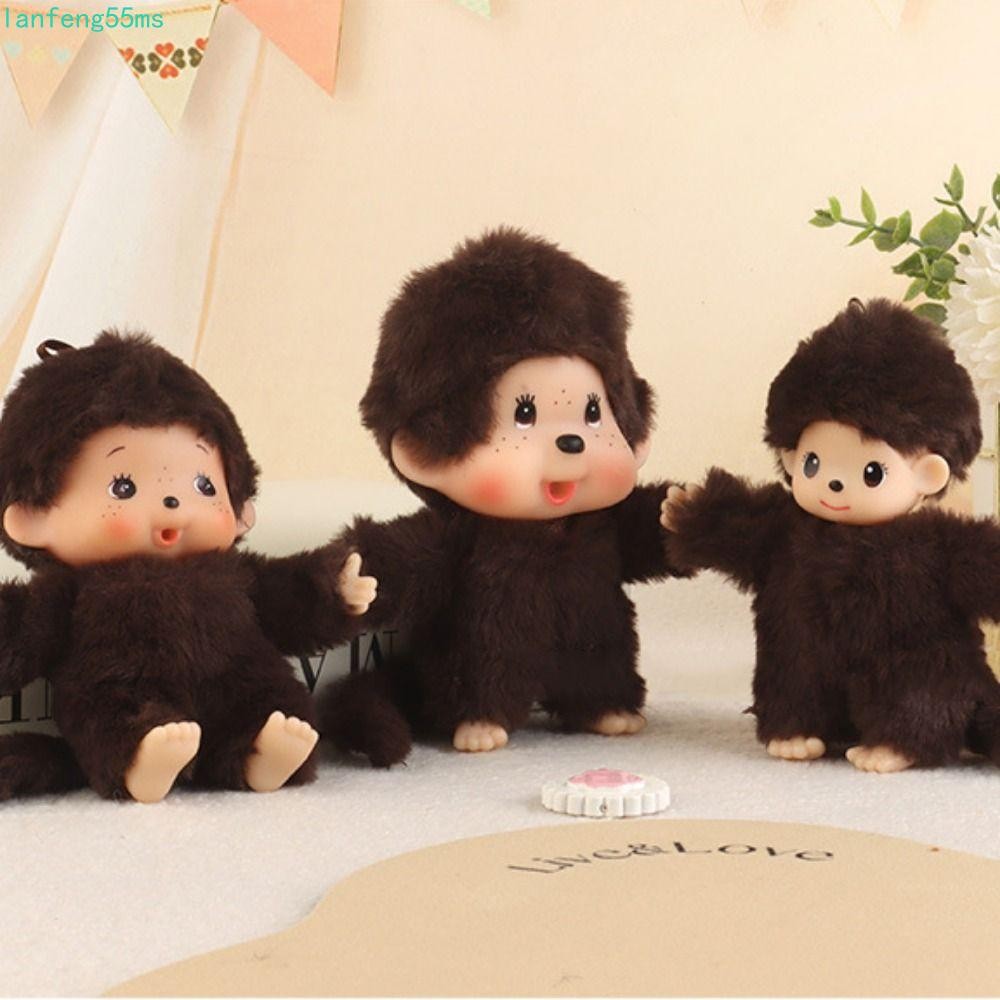 LANFENG Monchi ตุ๊กตาตุ๊กตา, ลิงน้อยหุ่นมือ Monchi Plush ของเล่น ...