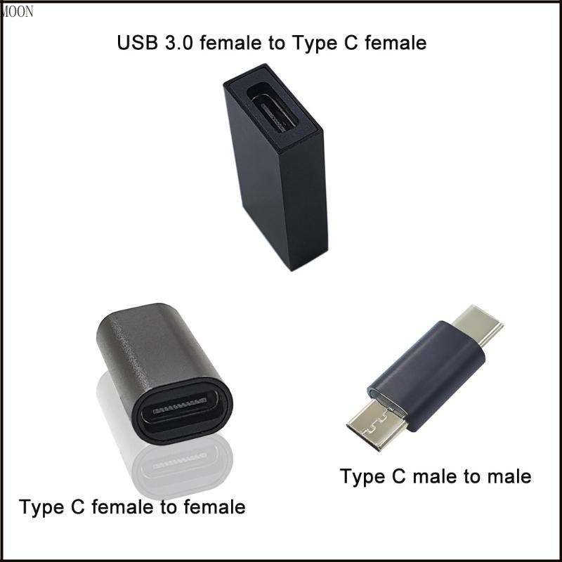 MOON Type C Female to Female USB C Male to Male USB 3 0 to Type C อะแดป ...