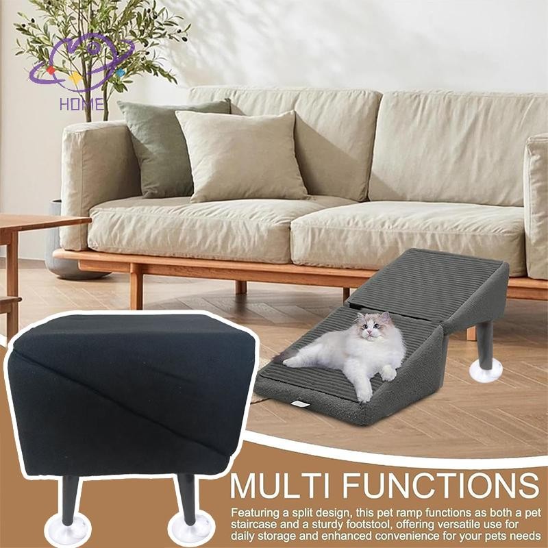[mayhome] 2-in-1 Convertible Wooden Home Step Stool Dog Ramp บันไดแผง ...