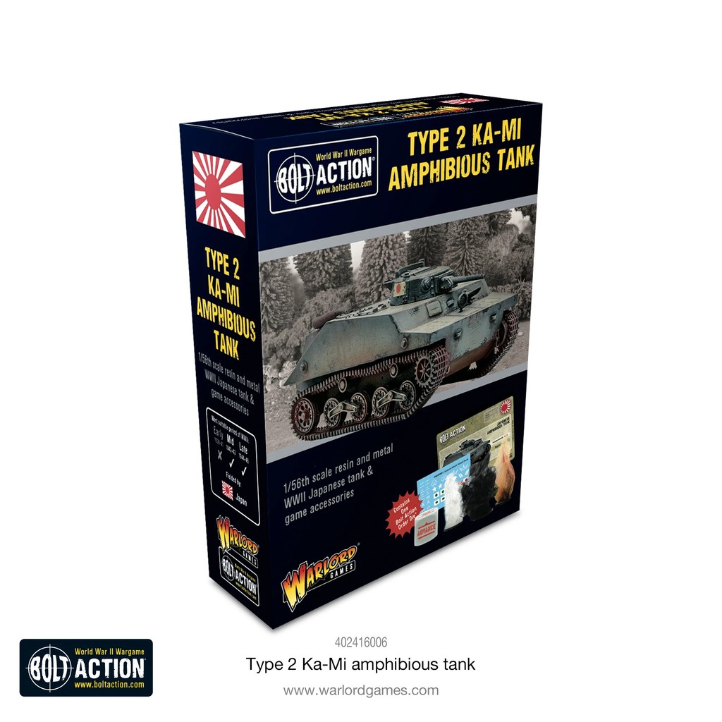 [พร้อมส่ง] WARLORD GAMES: BOLT ACTION: Japanese Type 2 Ka-Mi amphibious ...
