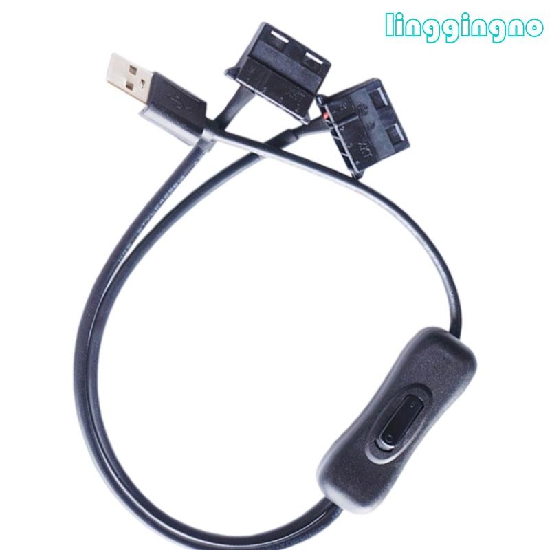 RR USB 1 ถึง 2 4Pin Splitters USB Splitters สายไฟขยายอะแดปเตอร์สาย ...