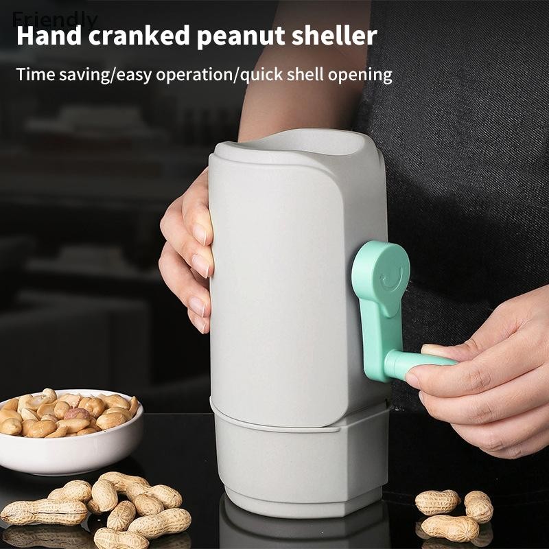 [Friendly] Hand Crank Pea Sheller ถั่วลิสงอัตโนมัติ Peeler ถั่วลิสงที่ ...