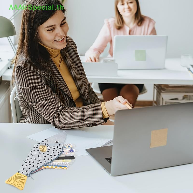 AAAirSpecial ปลารูปร่างดินสอแปลกใหม่กระเป๋าปากกาปลากระเป๋าใส่เหรียญตลก ...