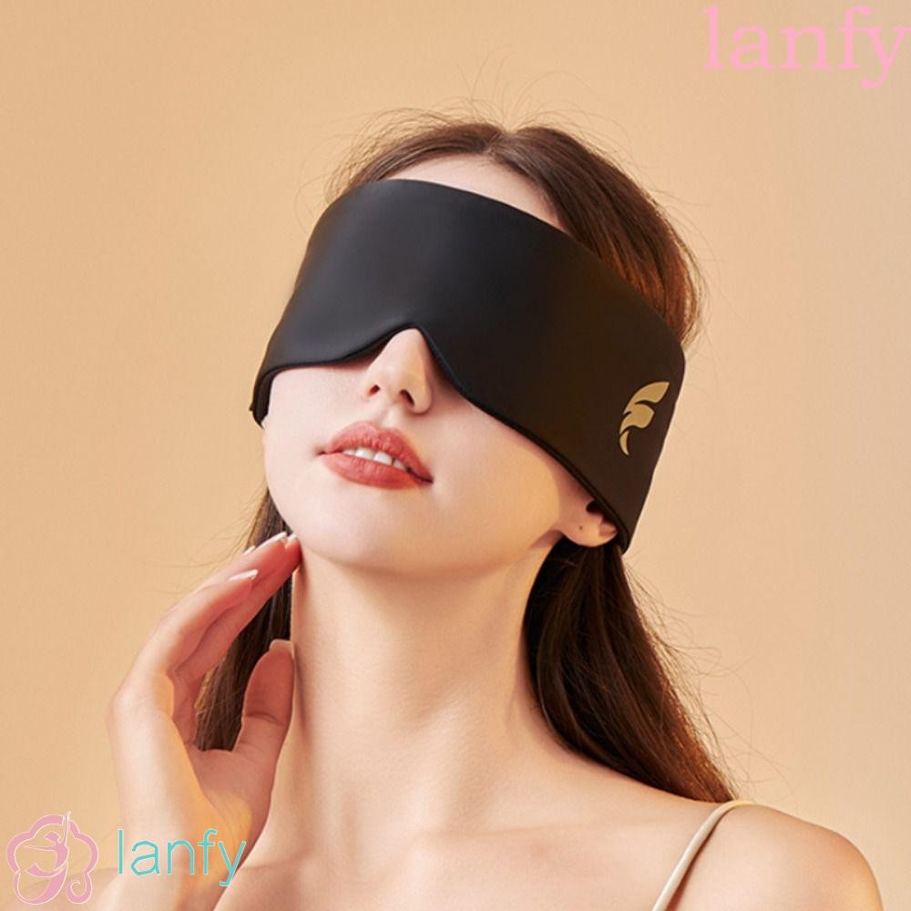 LANFY Sleeping Eye Mask, Soundproof Ear Defenders Sleep Mask Blackout ...