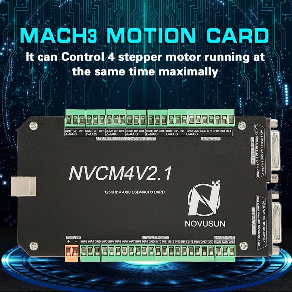 NVCM CNC Controller MACH3 Motion Card OPTOCOUPLER เครื่องกลึงแยกสำหรับเ ...